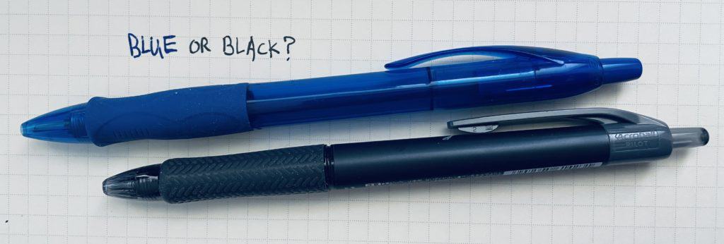 Blue Ink Or Black Ink: Which One Is Best? | Unsharpen