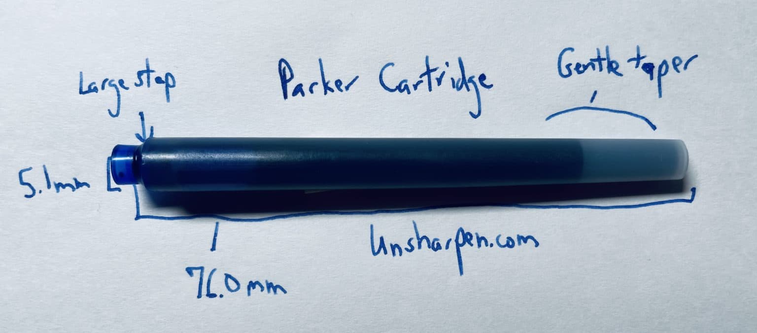 Fountain Pen Cartridge Guide | Unsharpen