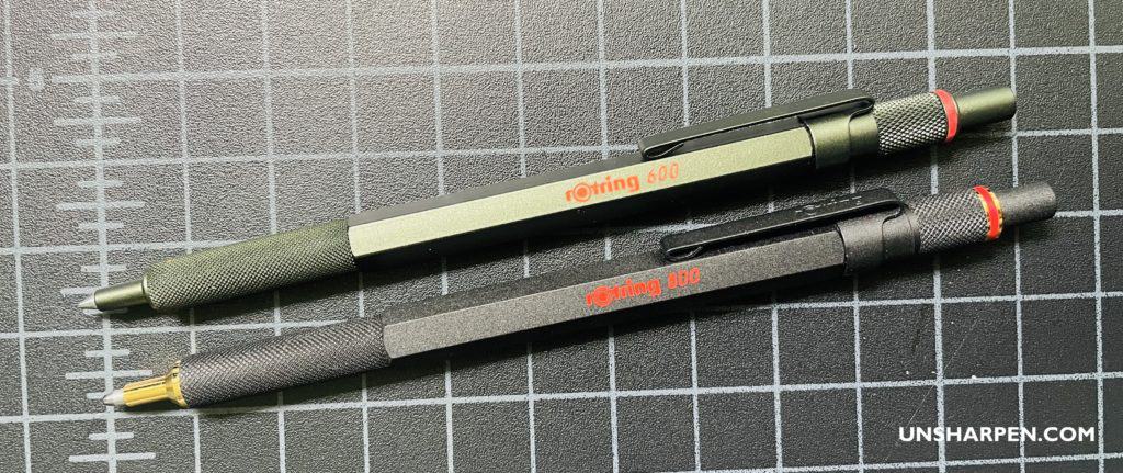 Rotring 600 vs. Rotring 800 Pen Comparison | Unsharpen